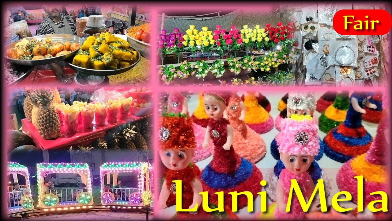 Luni MELA (fair) IN GANESH MANDIR || Experience Vibrant Colors and Rich ...