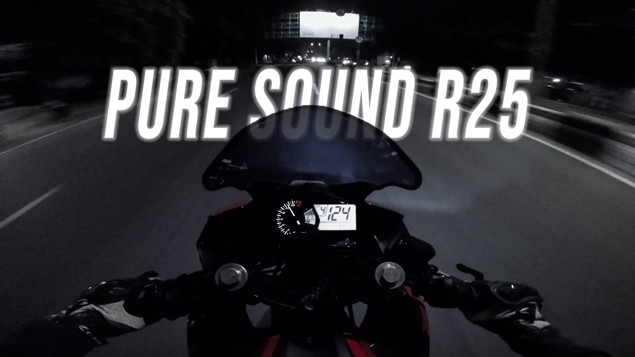 TOP SPEED & PURE SOUND YAMAHA R25 - YouTube
