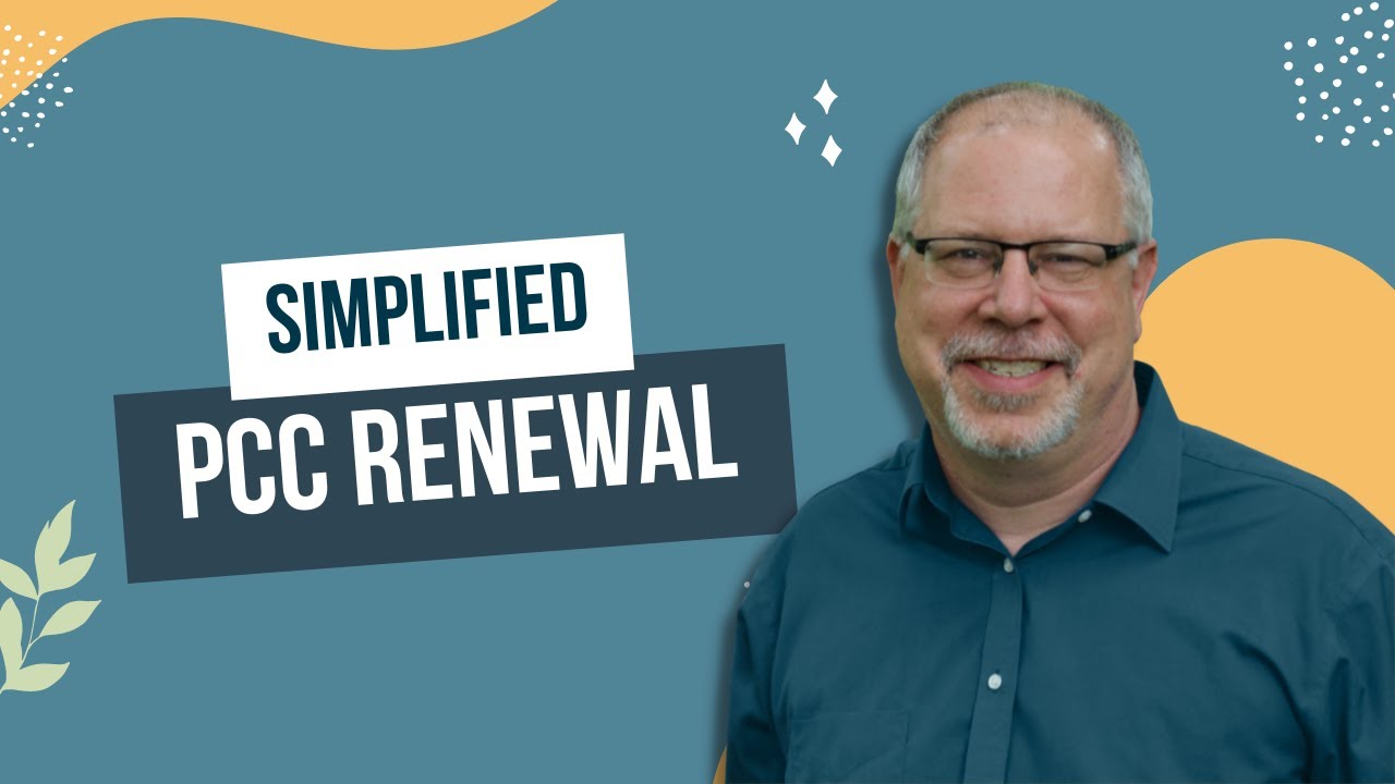 How to Renew Your PCC Credential - YouTube