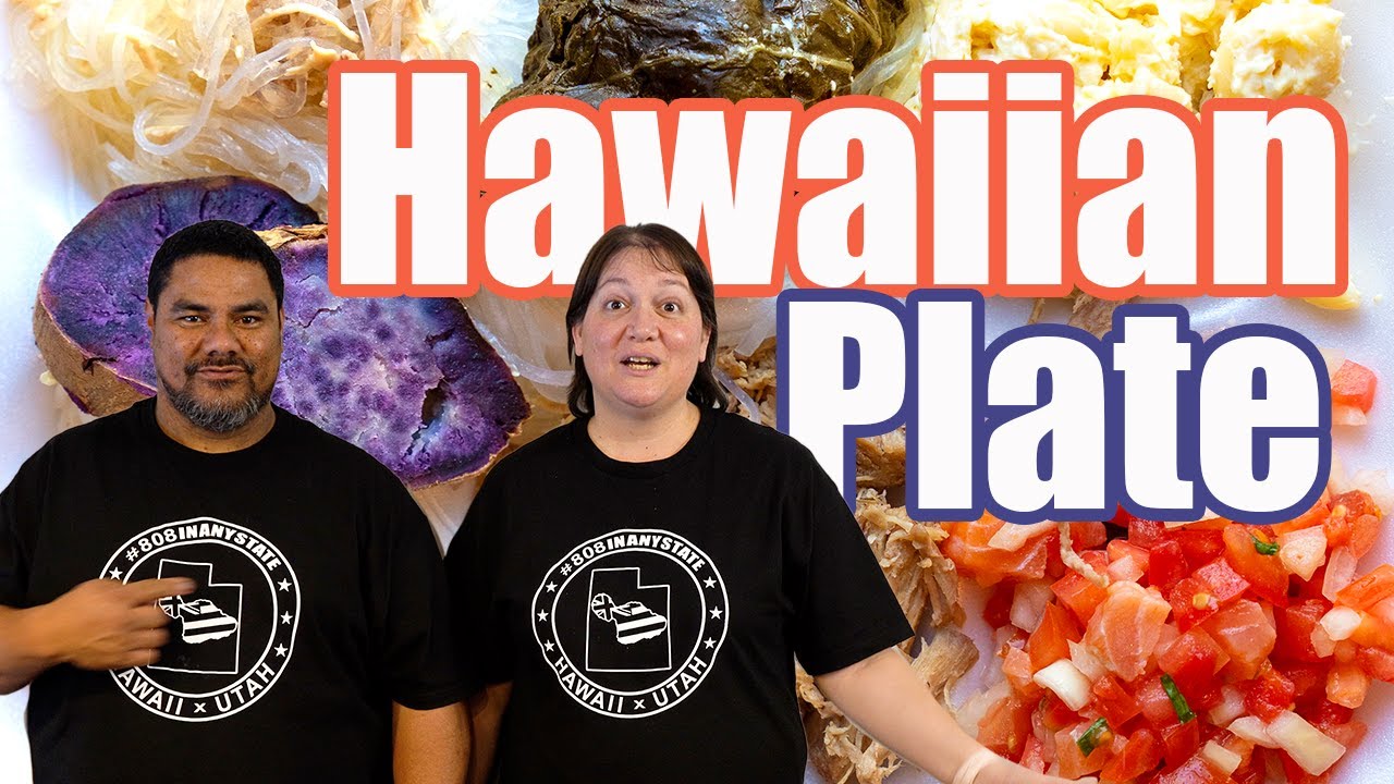 How to Make an Traditional Hawaiian Luau Plate with Brad and Malia ...