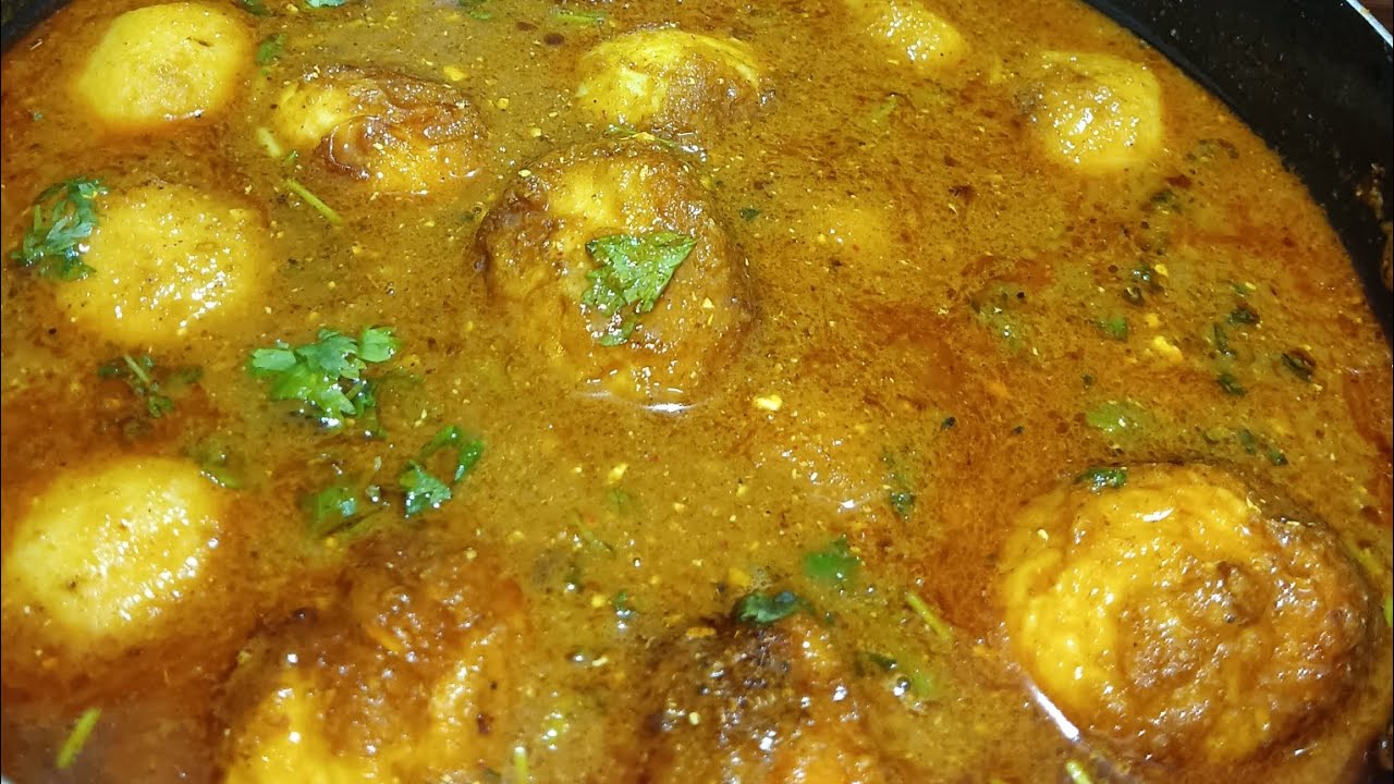 Anda Aloo curry|Easy recipe of anda aloo Garvey| Masaledar Anda aloo ...