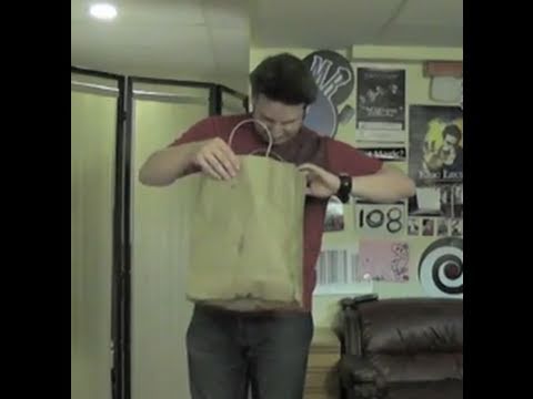 CRAZY PAPER BAG MAGIC TRICK!! - DAY 108 of 365 - YouTube