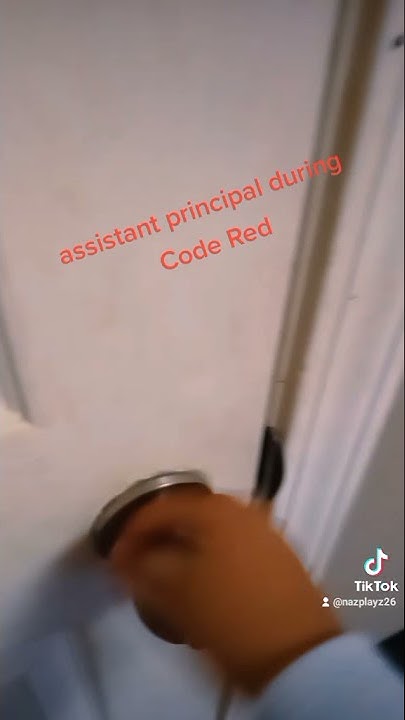 when you're in a code red lockdown - YouTube
