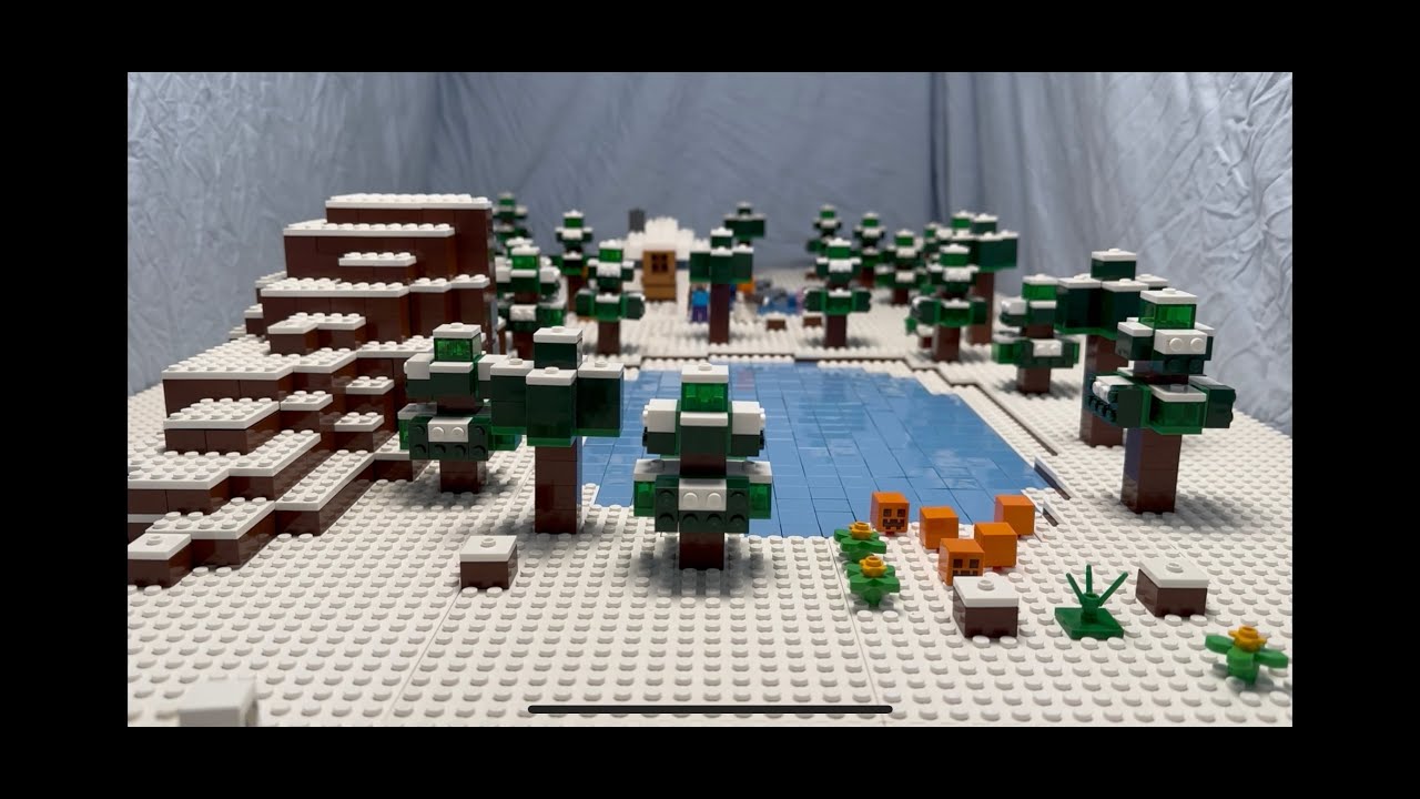 Snow Biome - Lego Minecraft - YouTube