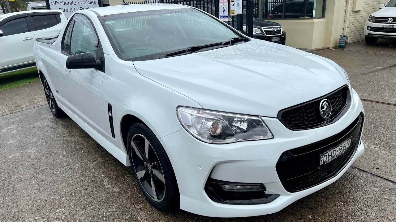 Holden Commodore VF SV6 Black Edition Ute - YouTube