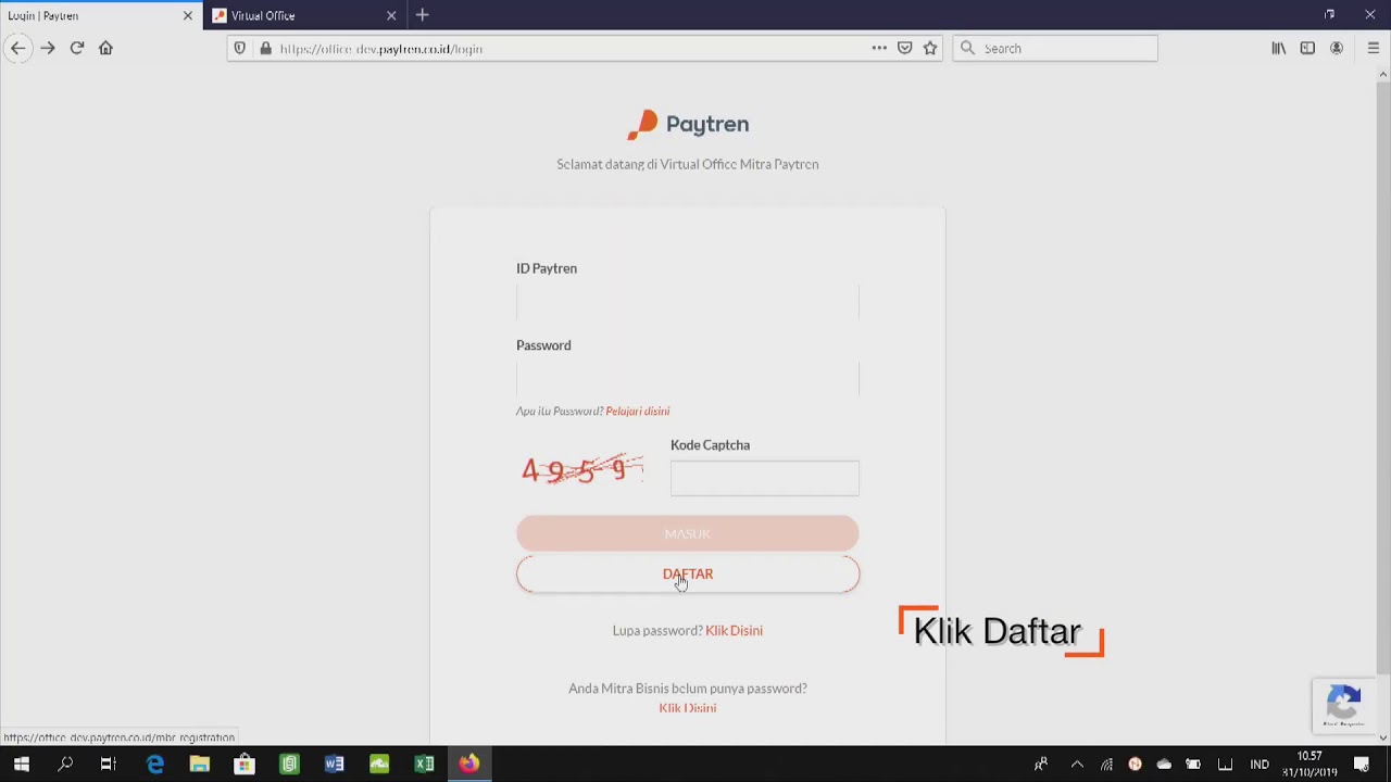 Tutorial cara daftar mitra baru bisnis paytren (TreniNet) - YouTube