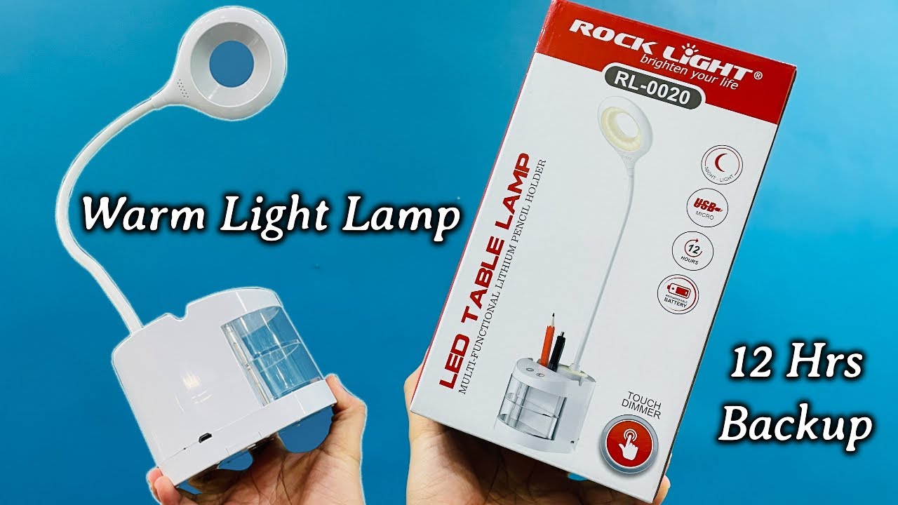 Table Lamp 🔥 Warm Light 😍 For Study and Office - YouTube