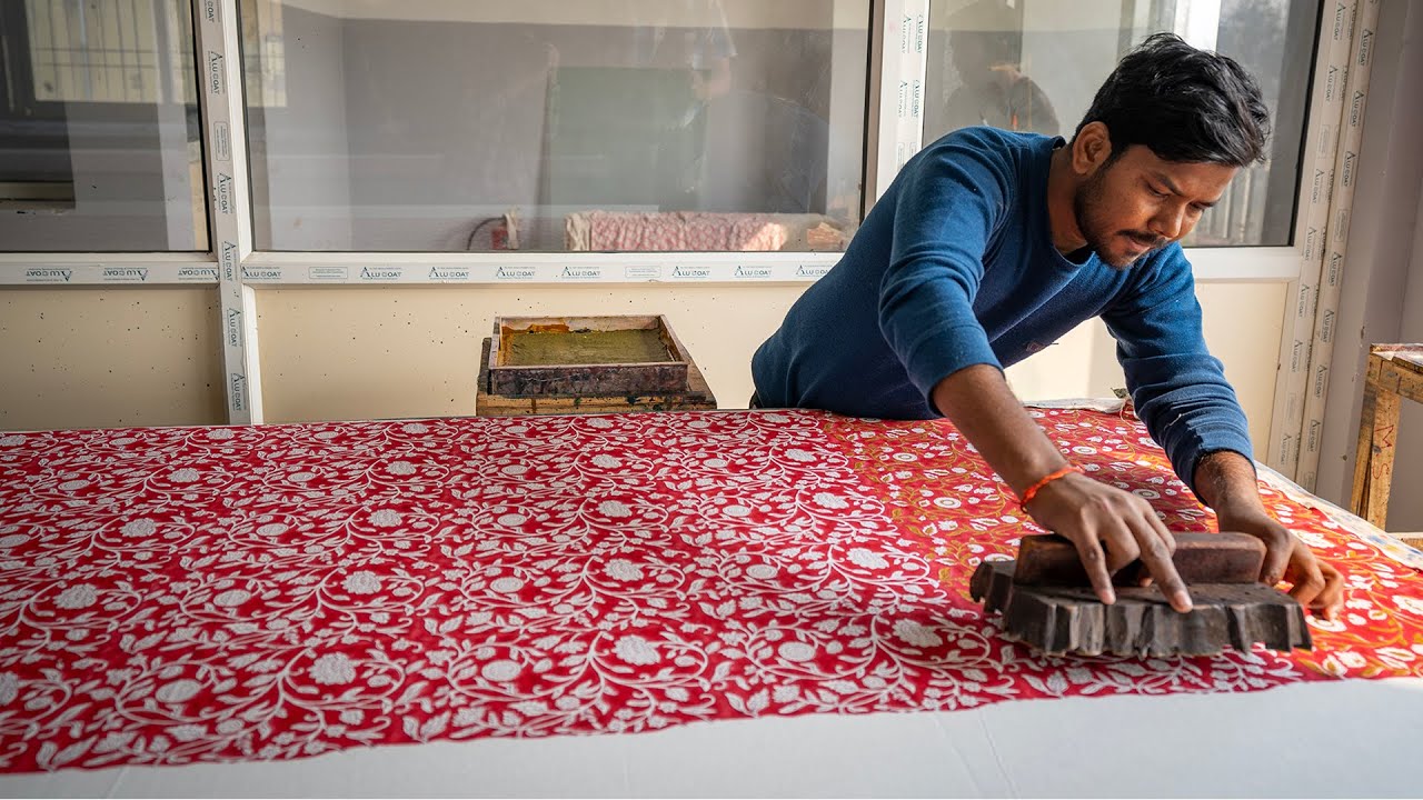 HERITAGE CRAFT: Hand Block Printing in India - YouTube