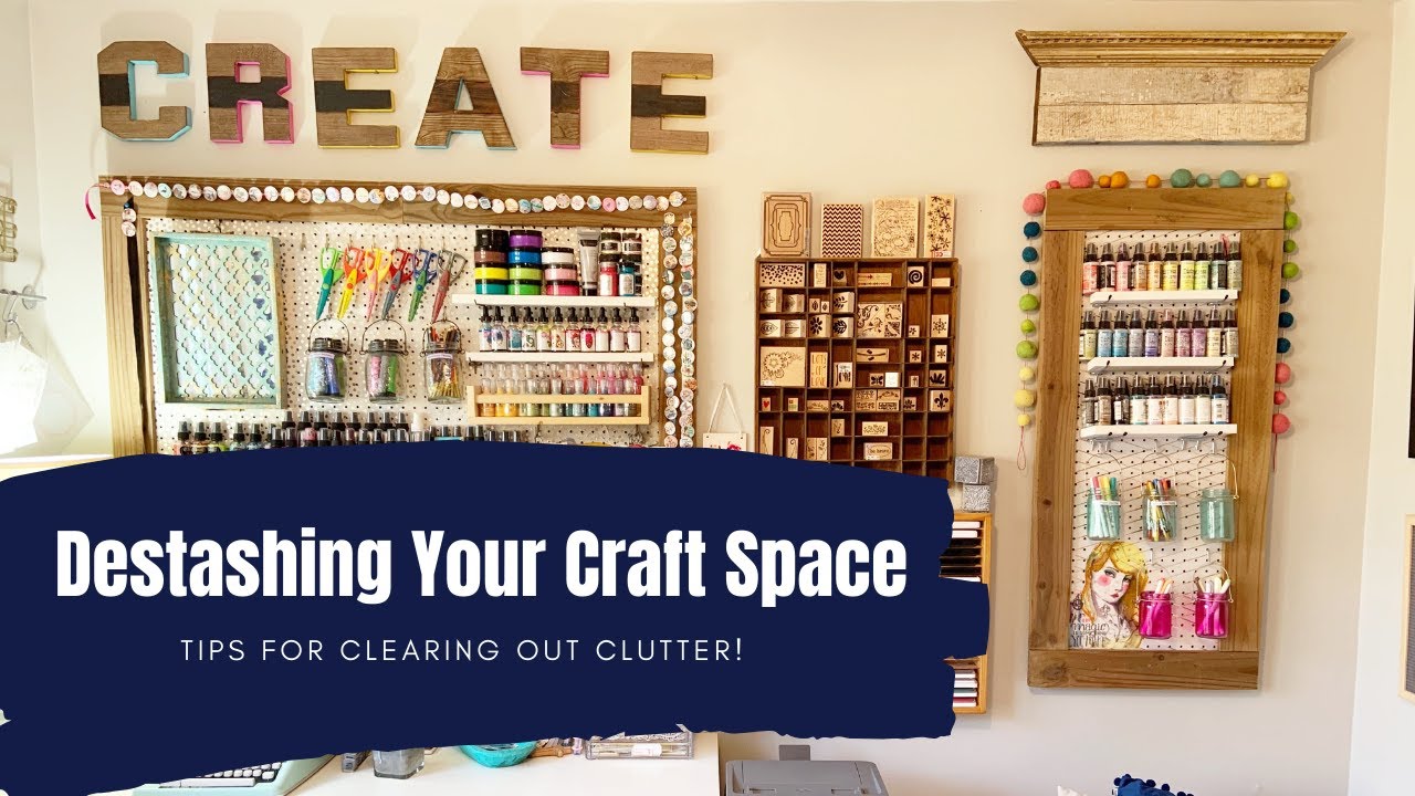 Destash Your Craft Space - YouTube