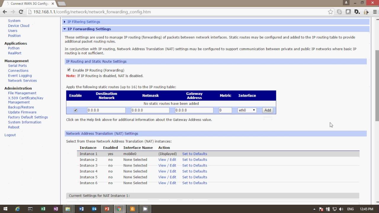 DIGI Connect WAN 3G Industrial Cellular Router Basic Settings (spanish ...