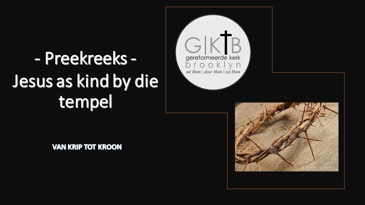 Jacques Tredoux - Van krip tot kroon: Jesus as kind by die tempel - YouTube