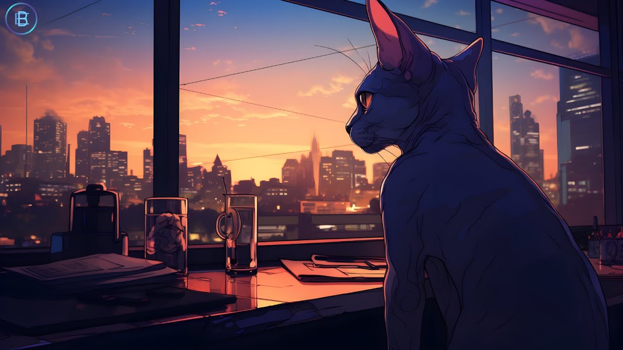 Relaxing beats to enjoying the city sunset 🌇 [sunset lofi beats to ...