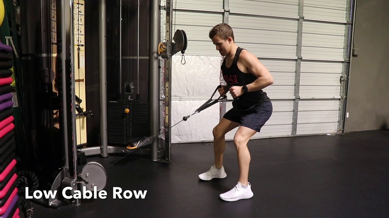 Low Cable Row - YouTube