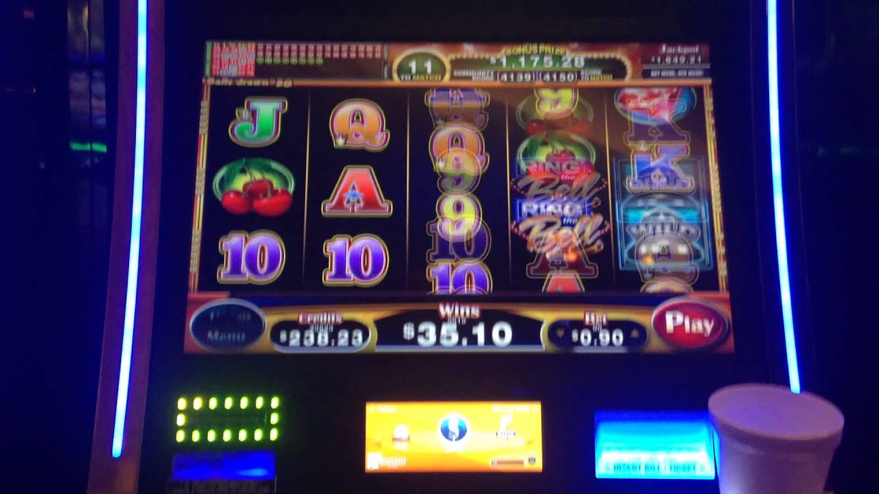 RING THE BELL SLOT MACHINE BONUS WIN - YouTube