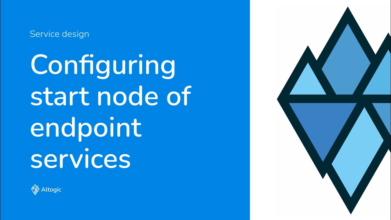 Configuring Start Node of Endpoint Services - YouTube