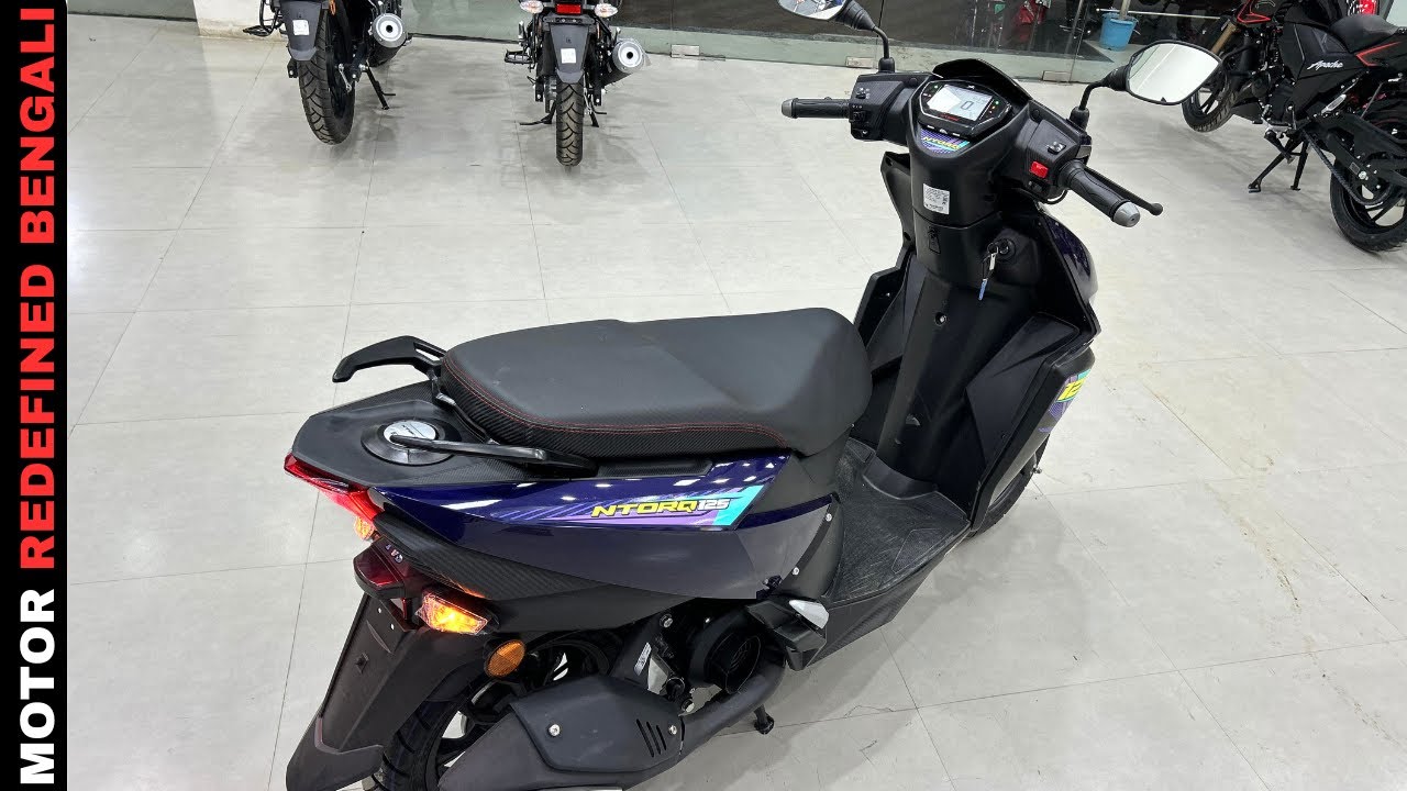 2024 TVS Ntorq 125 Base Model New Color রিভিউ | Motor Redefined Bengali ...