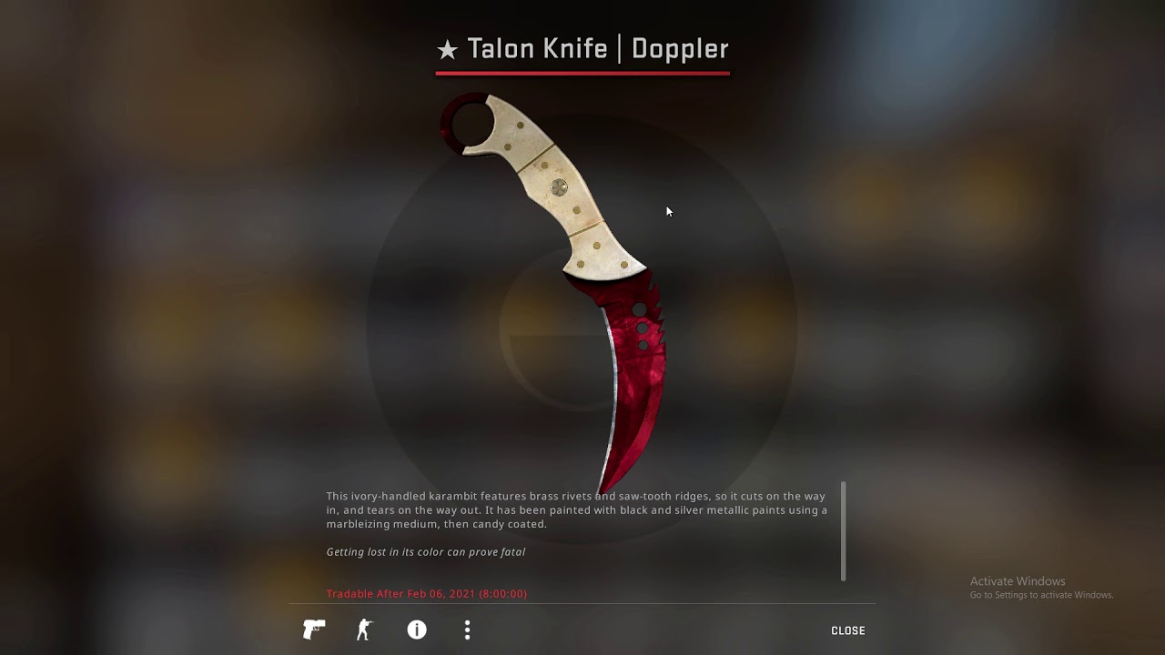 Counter strike Global Offensive ruby talon knife! - YouTube