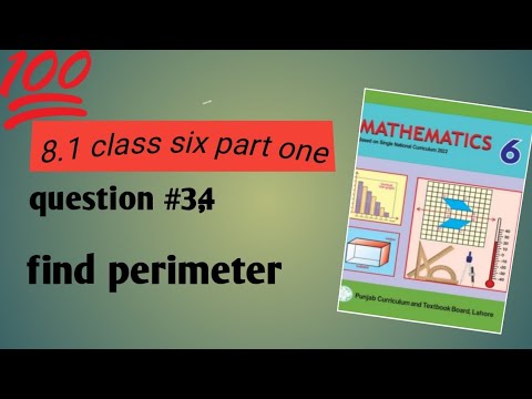 maths book class 6, exercise #8.1question3,4|perimeter of square ⬛ ...