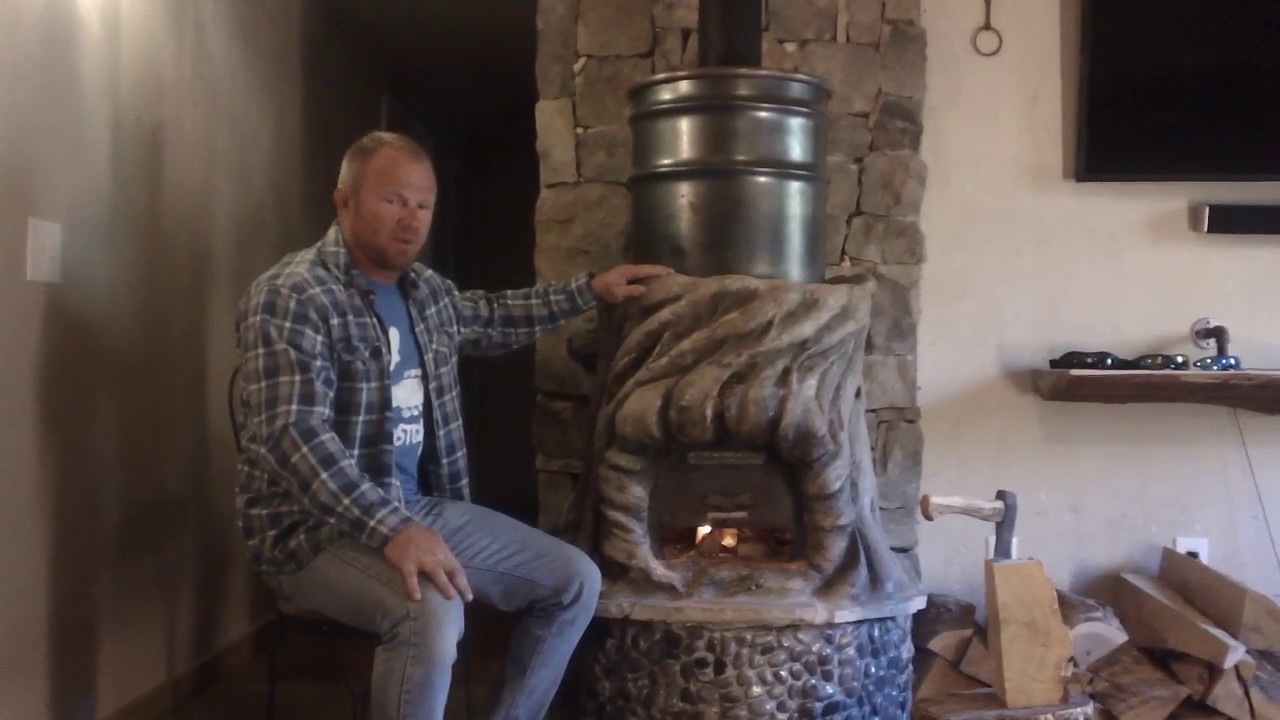 Batch Rocket Thermal Mass Stump Stove: Efficient & Eco-Friendly Heating ...