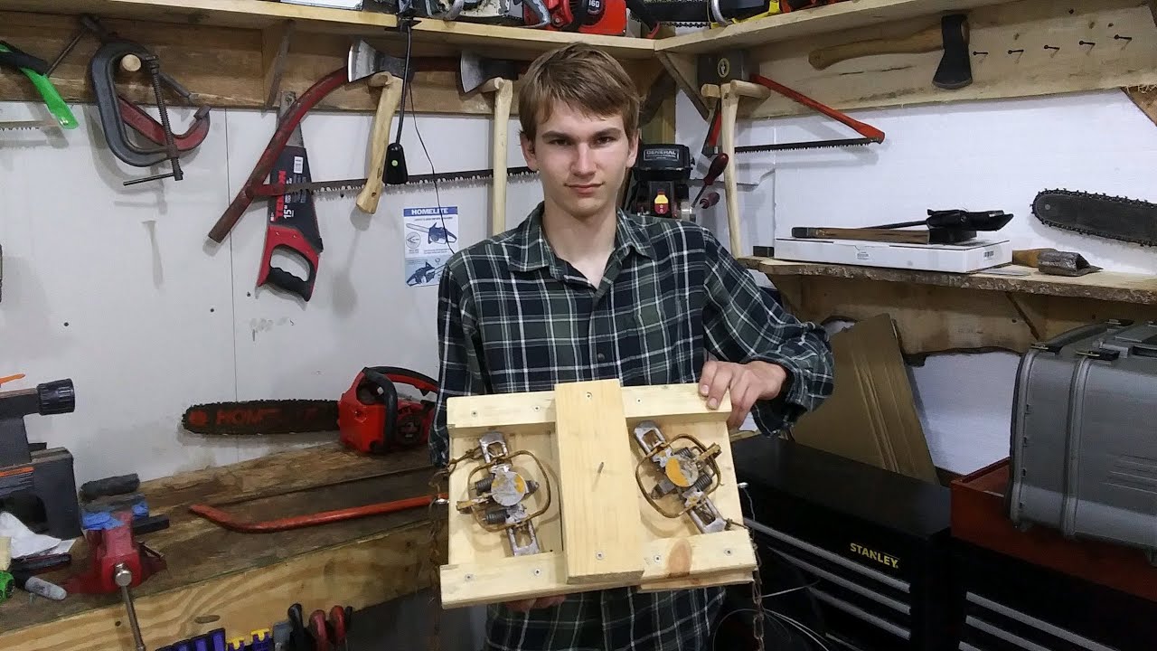 How to make a muskrat float set (Trapping) - YouTube