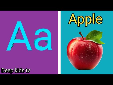 A for Apple 🍎 | ABC Learning for Kids | Deep Kids TV Style | Deep kids ...