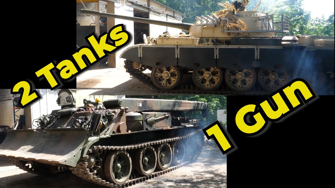 Two tanks, 1 gun! Tank main gun mounting with the ARV (Type 69-II & T55 ...