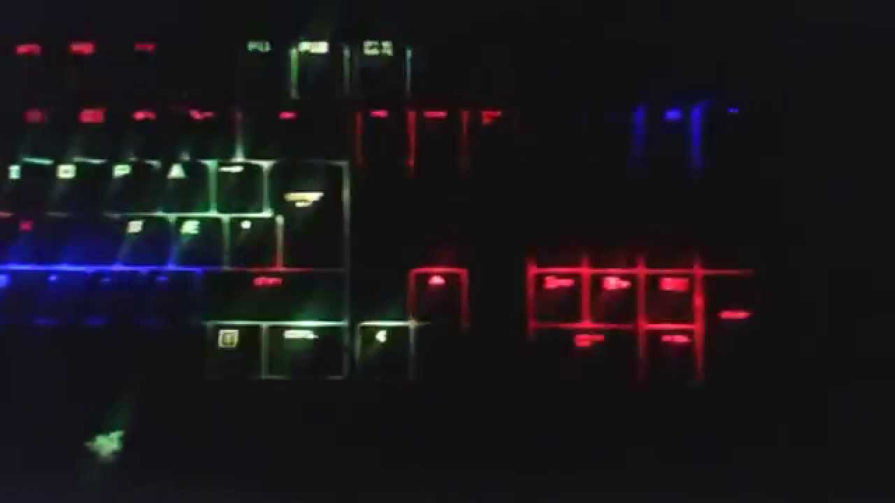 Razer chroma custom lighting RainbowSnakes - YouTube