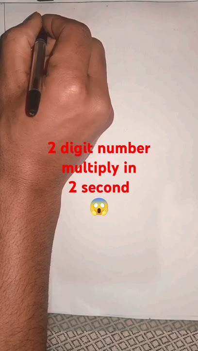 Multiply 2-Digit Numbers Fast! | Easy Math Trick Anyone Can Learn#MathTrick #studytips#shorts ...