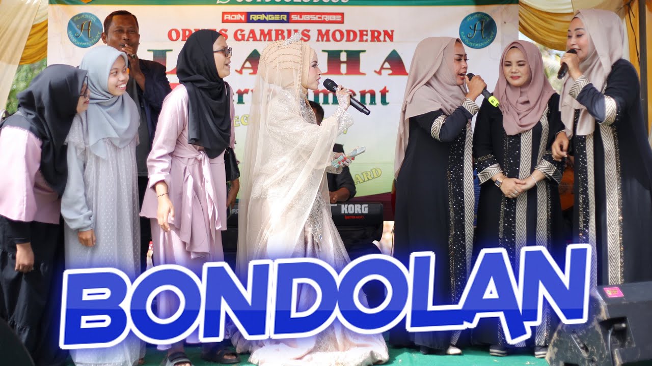 BONDOLAN | Lucu Pengantin CS kocak | Al - Azhar gambus Cover - YouTube