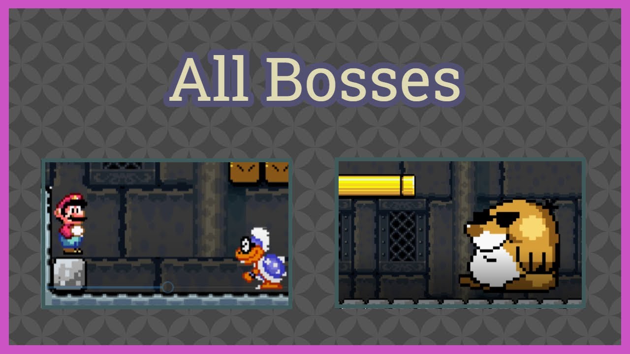 Monolith's Mario World (Demo) - All Bosses - YouTube