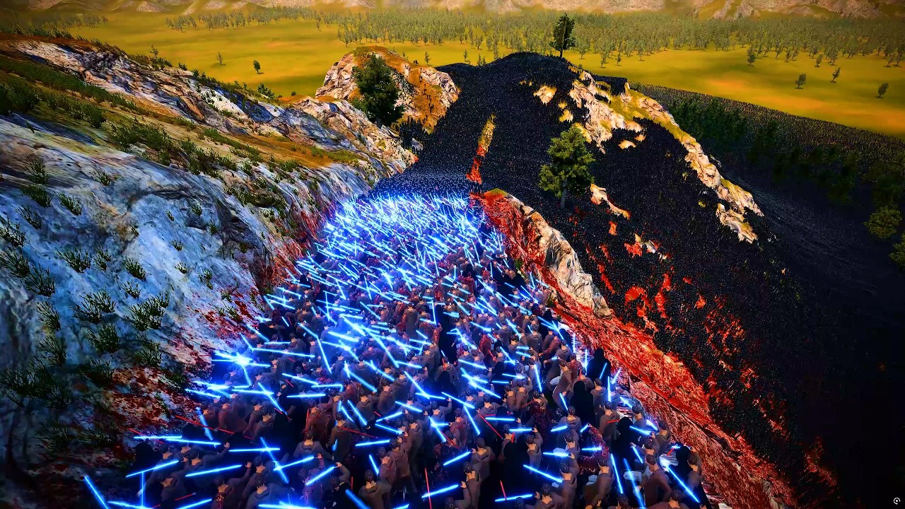 STAR WARS & TERMINATORS DEFEND MT OLYMPUS FROM DARK ORCS | Ultimate ...