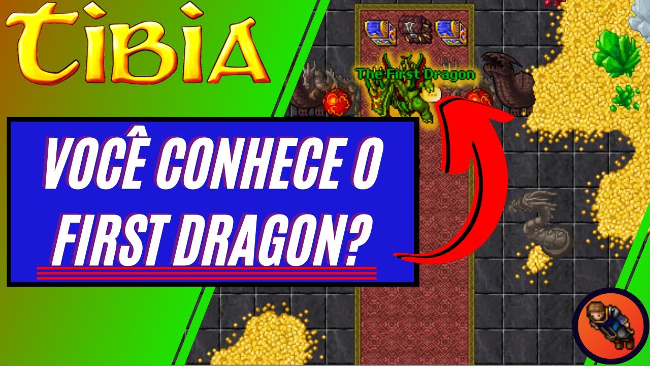 🐲O PRIMEIRO DRAGÃO DO TIBIA - THE FIRST DRAGON🐲 #tibia #rpg - YouTube