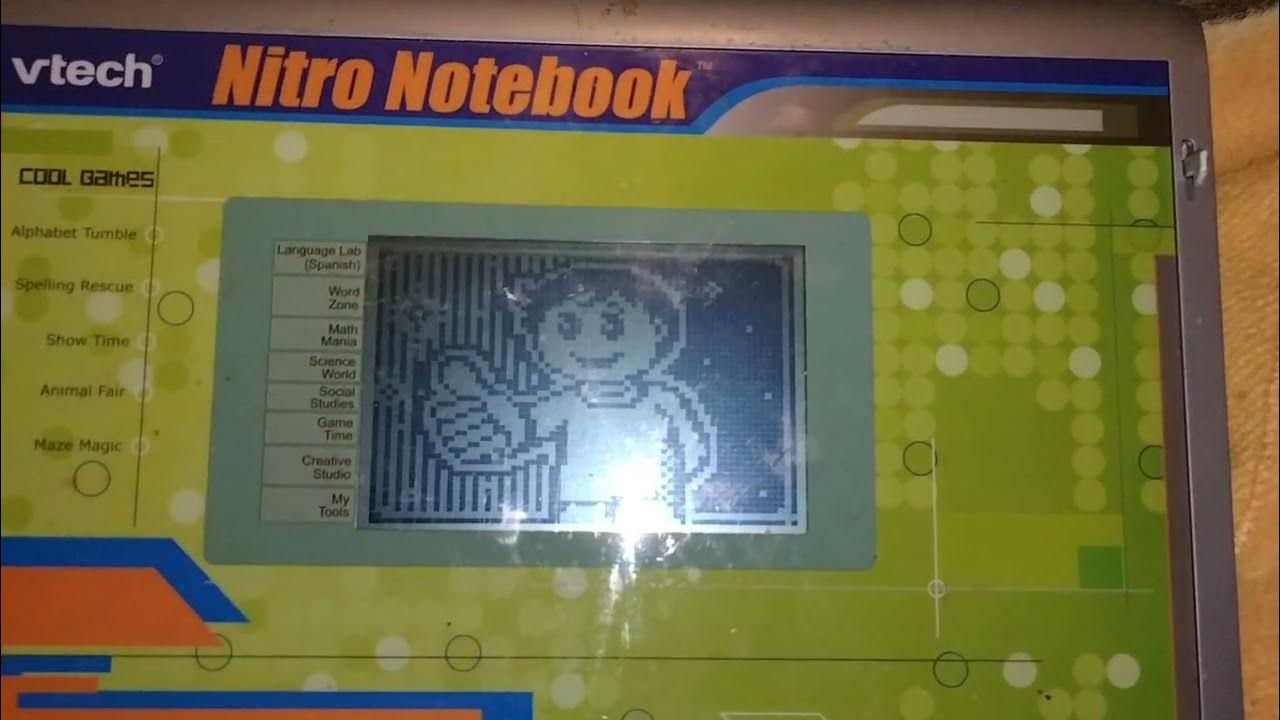 VTech Nitro Notebook Word Cards and Feed Fido - YouTube