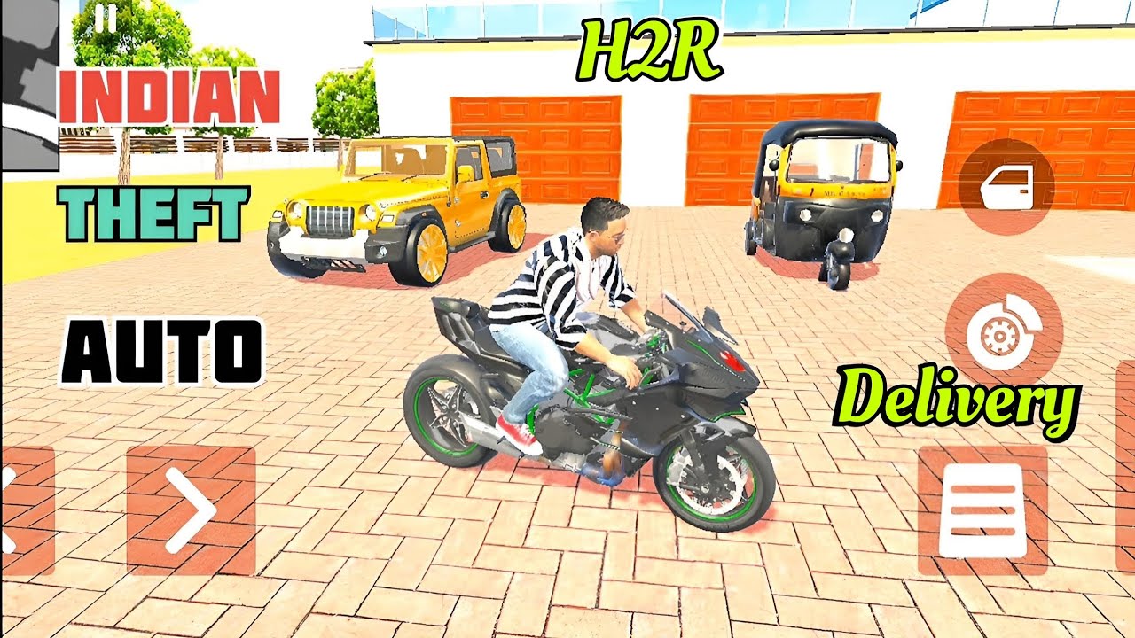 🤩 Indian Theft Auto New Video || 🤩Ninja H2R Delivery On Showroom 💥 ...