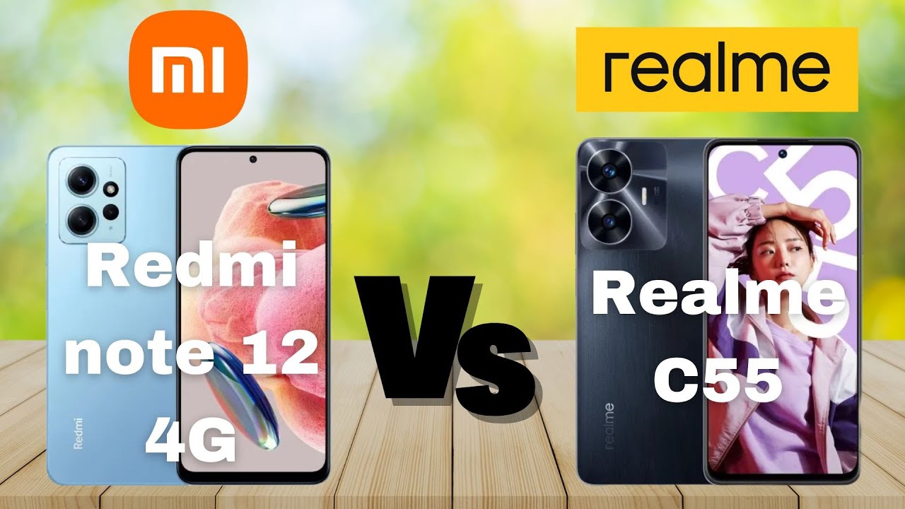 Xiaomi Redmi Note 12 4G vs Realme C55 || full comparison - YouTube
