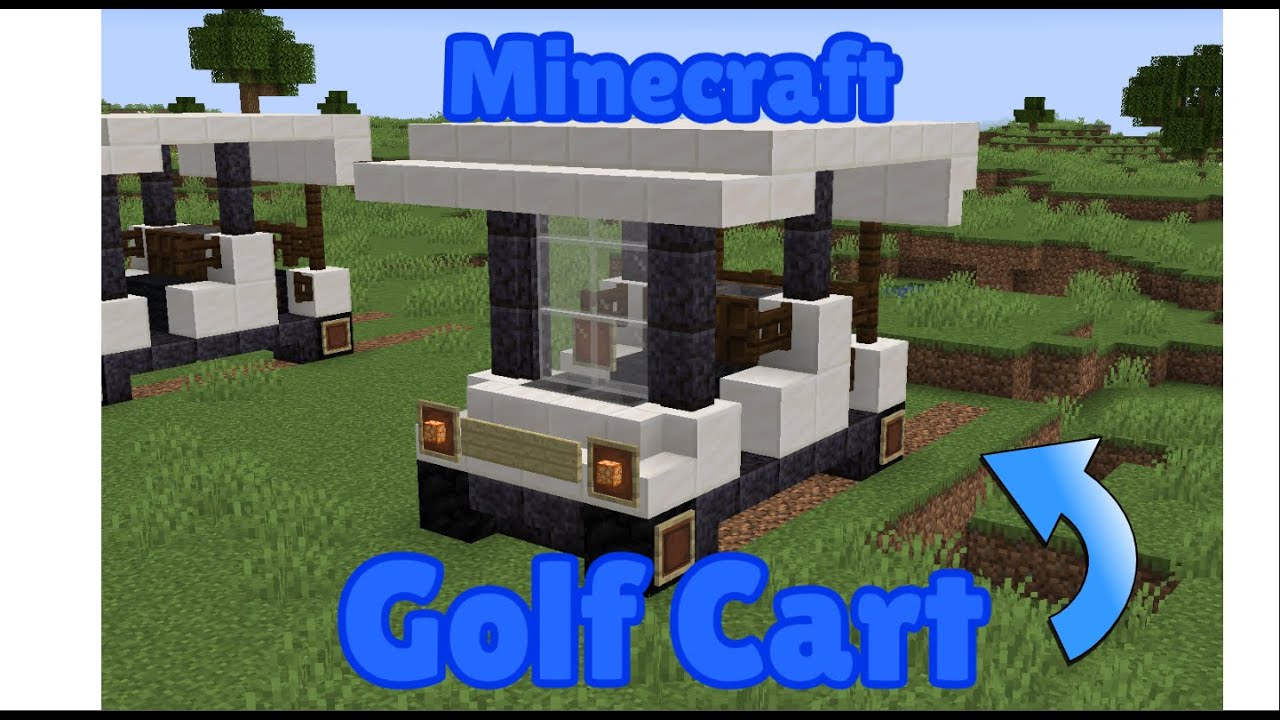 How To Build A Golf Cart In Minecraft! {Tutorial} (Read Description ...