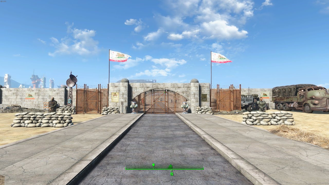 Shady Sands NCR from Fallout 2 rebuilt in Fo4 - Fallout 4 settlement ...