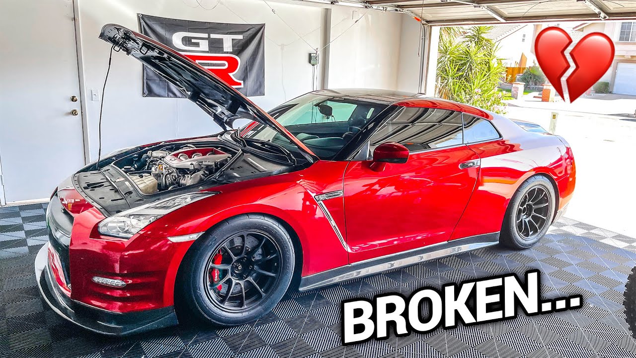 My 800HP Nissan GTR BROKE Again.... RIP - YouTube