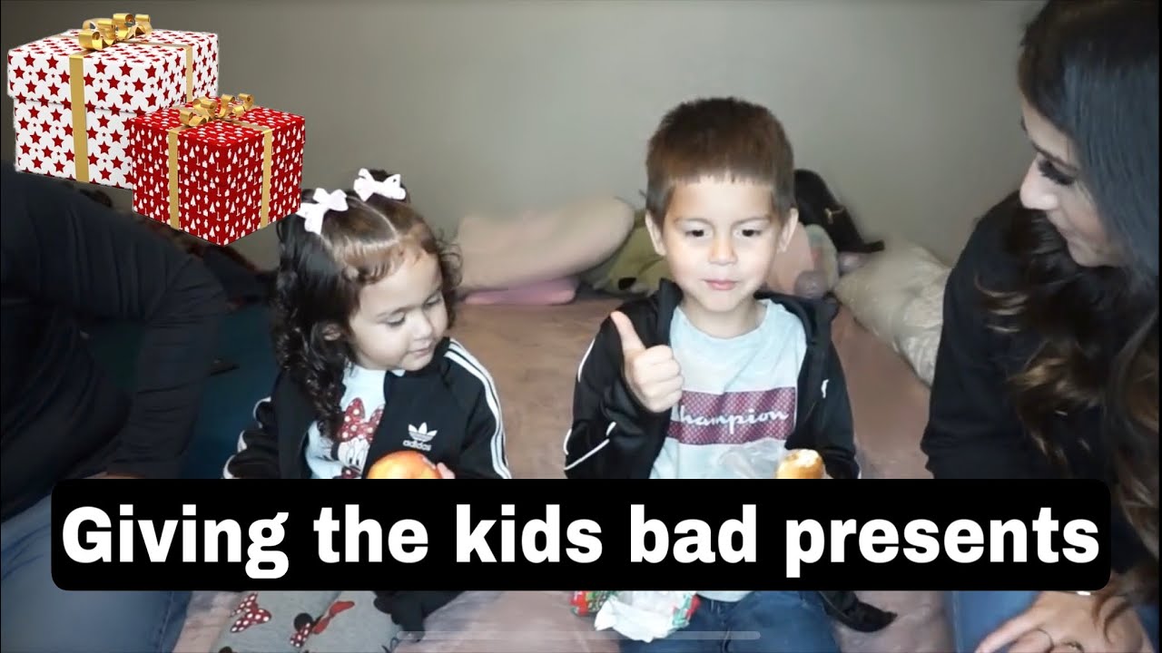 GIVING THE KIDS BAD CHRISTMAS PRESENTS | Hilarious - YouTube