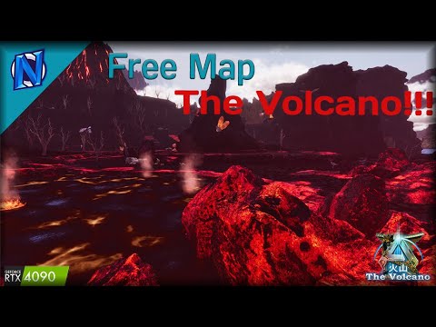Free Map Checkout!! THE VOLCANO, Day 1 | Ark: Survival Ascended - YouTube