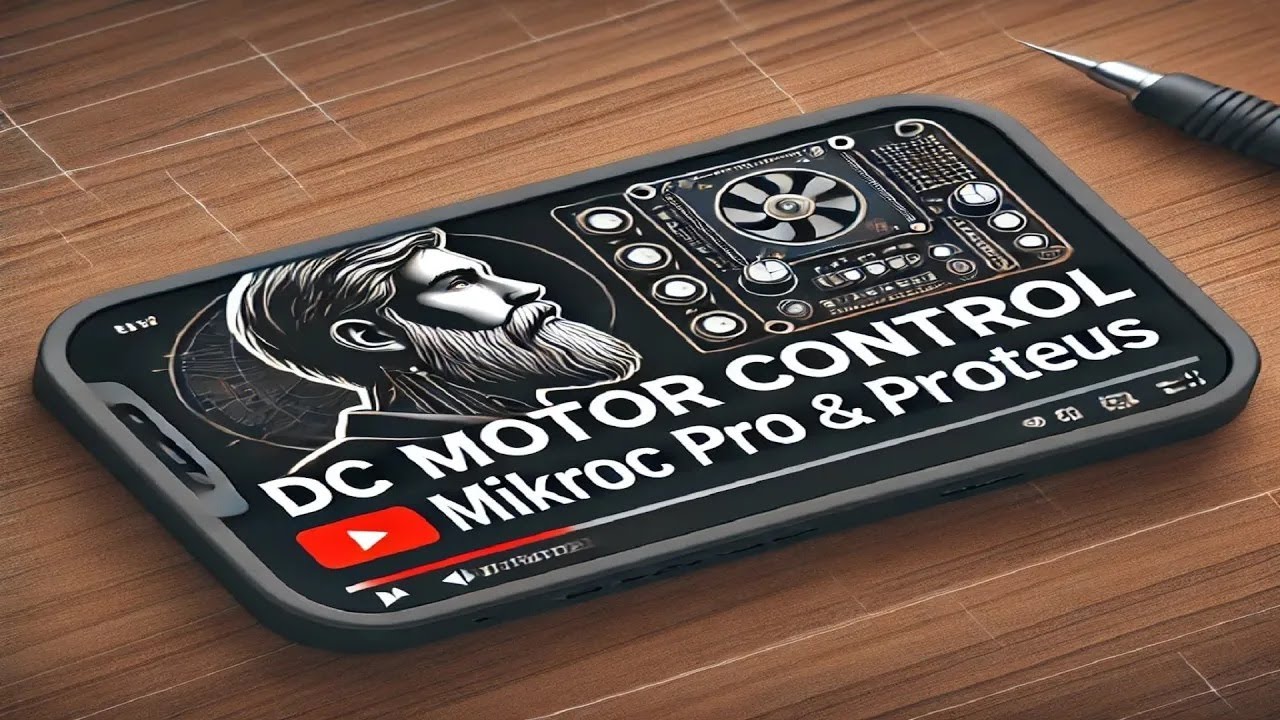 Drive the DC Motor using MikroC Pro & Proteus | PIC16F887 Motor Control ...