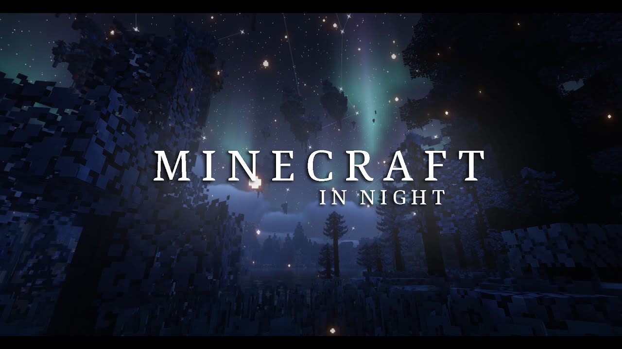 Minecraft At Night | Cinematic | iiTsOmEn - YouTube