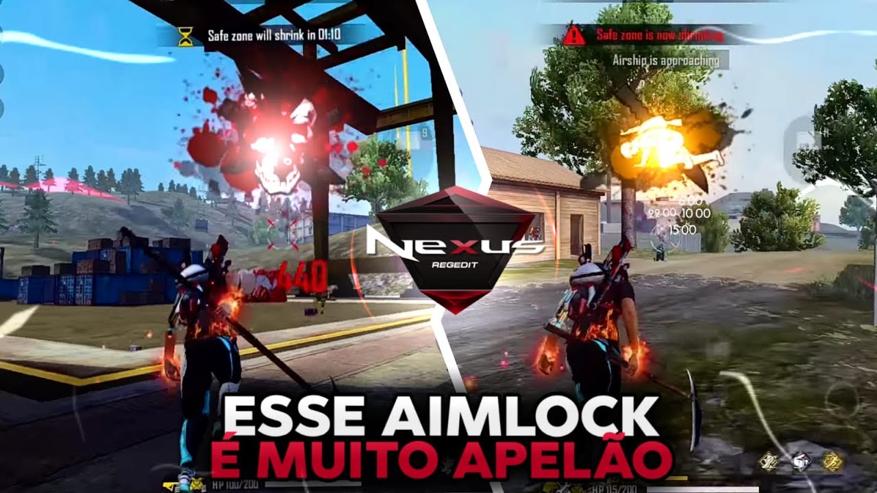 🏆SAIUUU! AIMLOCK PRÓ MOBILE VERSÃO GRÁTIS DANDO MUITO CAPA🎯 - FREE FIRE ...