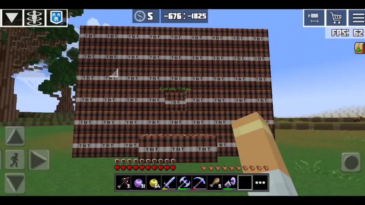 Me vs 500 TNT (Planet Craft/Planet of Cubes) - YouTube