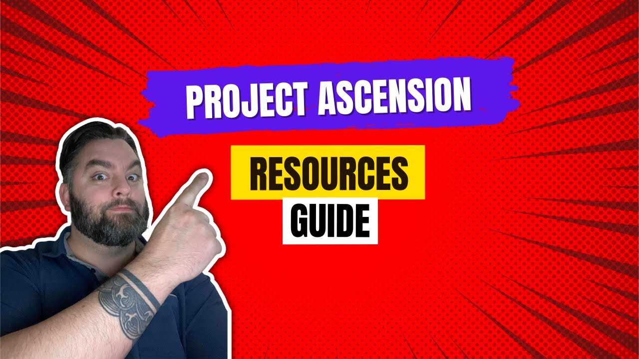 Project Ascension Guide - Resources for getting started - YouTube