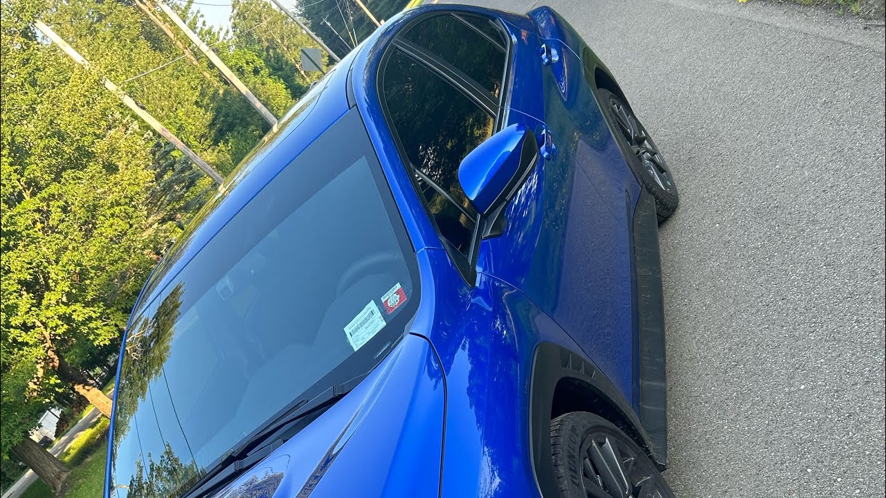 2023 Subaru WRX window tint - YouTube