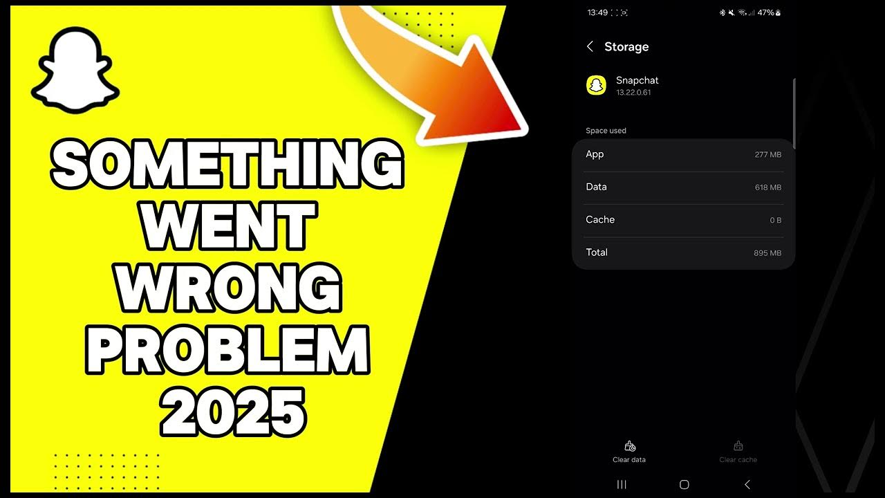 How To Fix Snapchat Something Went Wrong Problem 2025 - YouTube