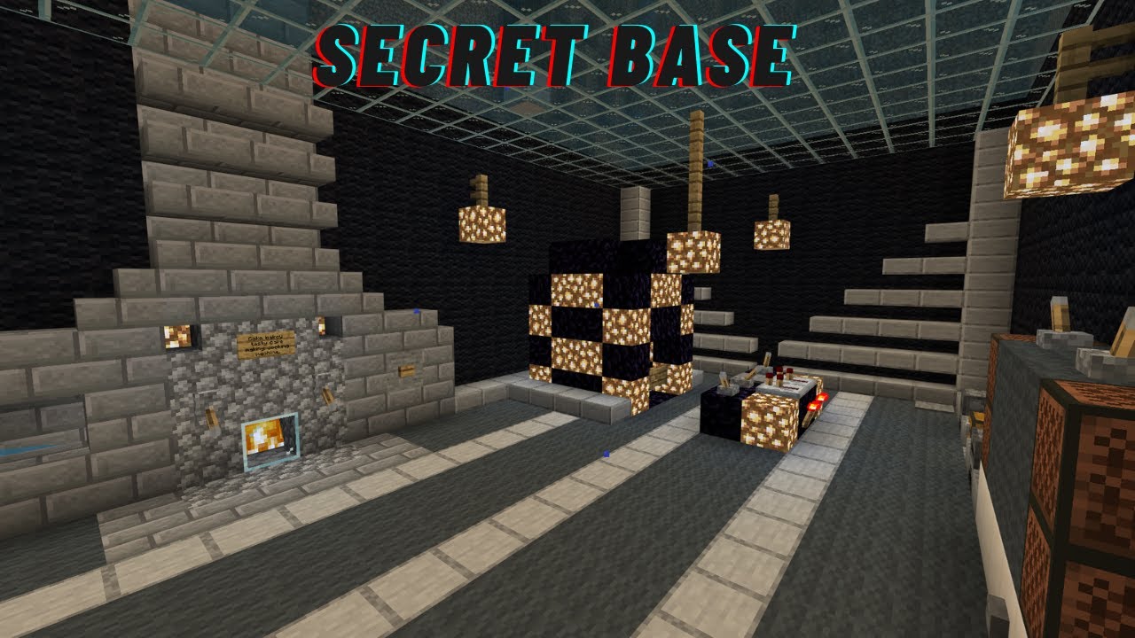 How To Build Stampy's Lovely World {35} Secret Base (Part 2) - YouTube