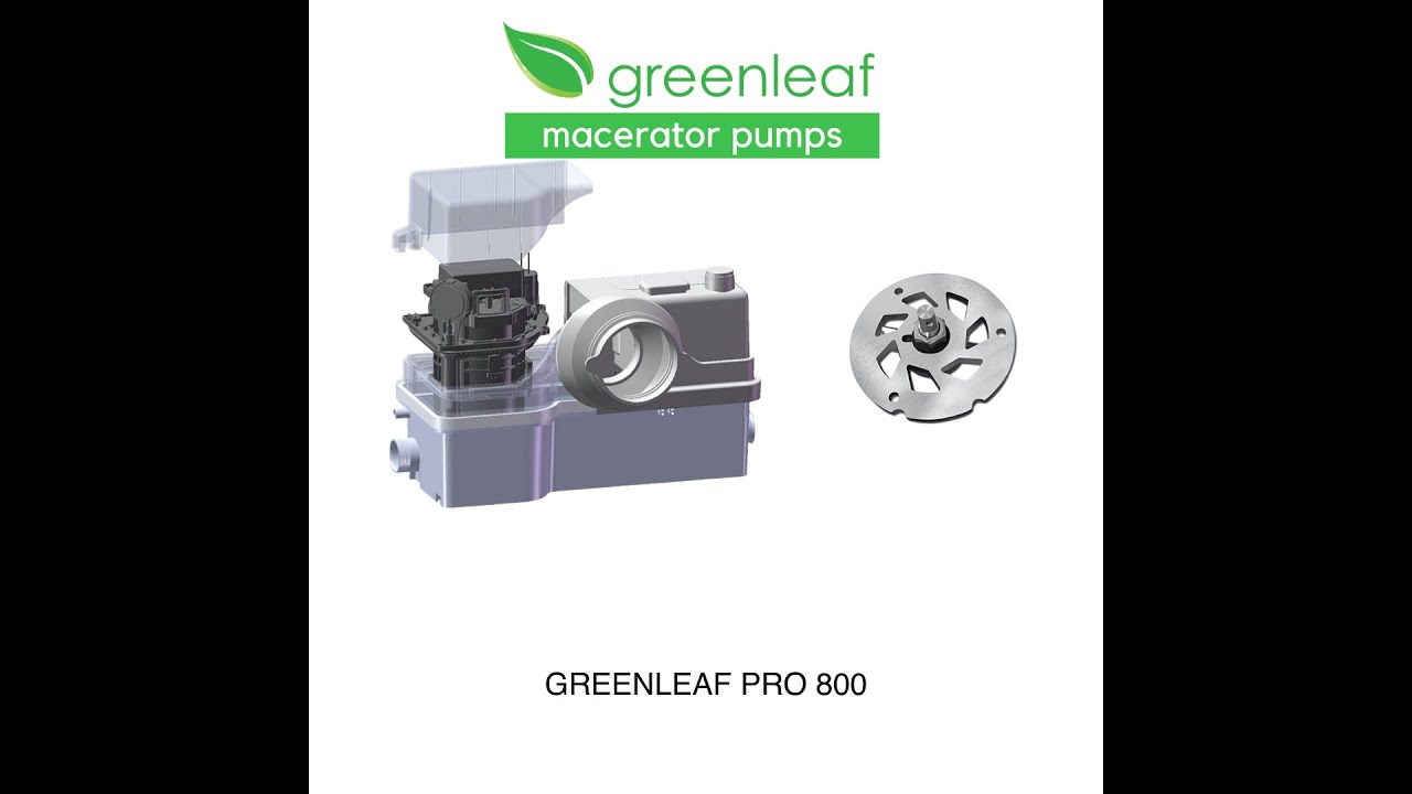 GreenLeaf Pro 800 - Macerator Pump Grinder video - YouTube