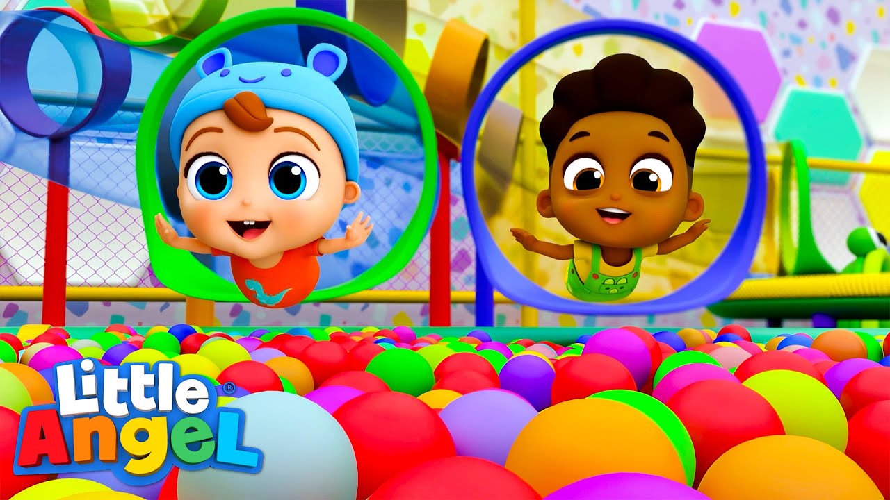 Be Nice at the Colorful Playground Ballpit | Nursery Rhymes for kids ...